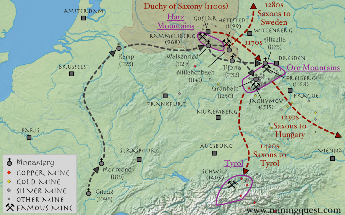 How Romans, monks and Saxons changed the mining world – Mining Quest
